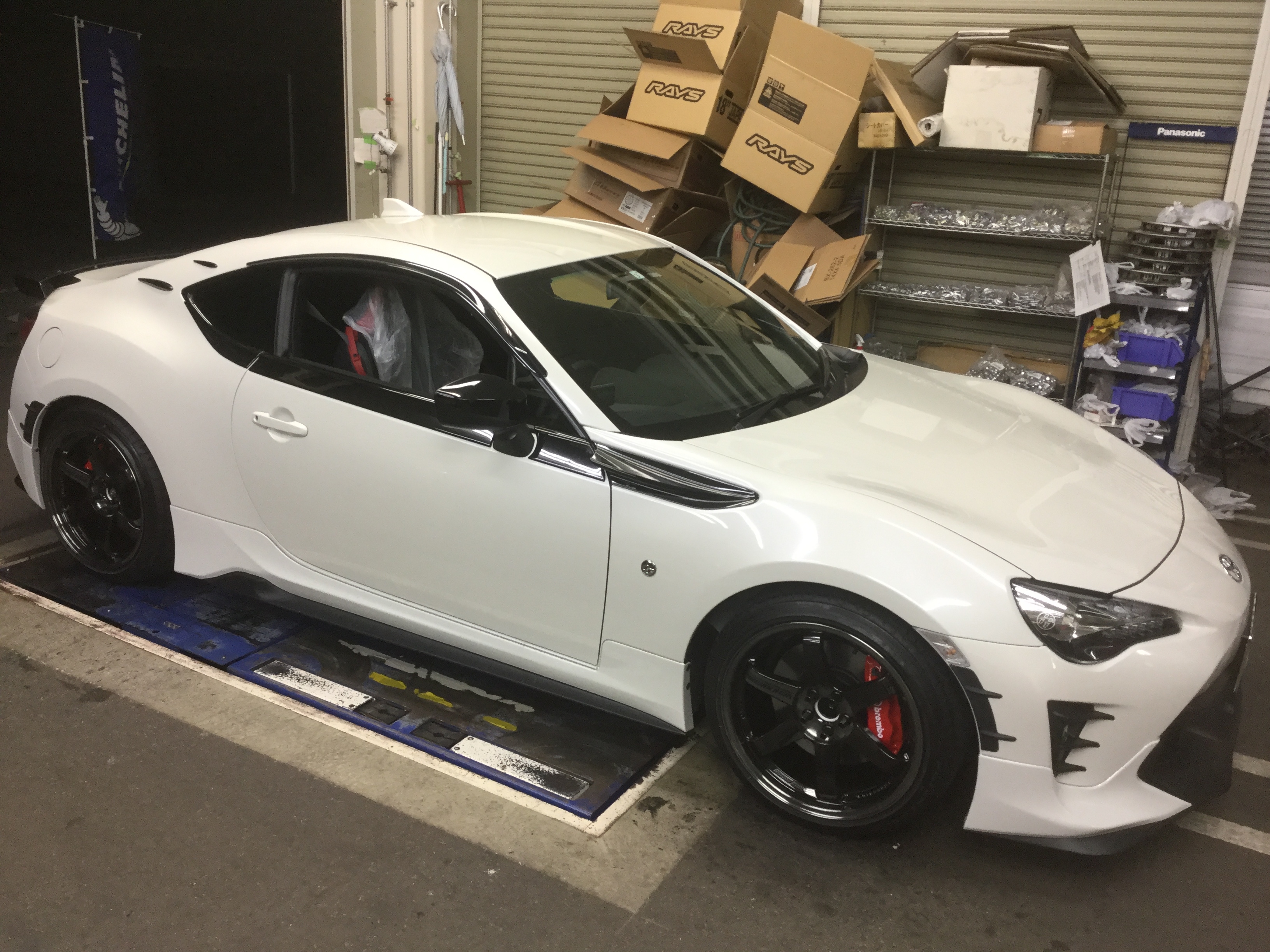 86にTE37SL！前後9.5Jです！225/40引っ張り！｜タイヤ市場前橋荒牧店｜タイヤ・スタッドレス・オールシーズンが安いタイヤ専門店